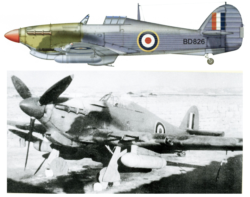 paint schemes of various Hurricane IIs, Malta 1942-43 - Aircraft WWII ...