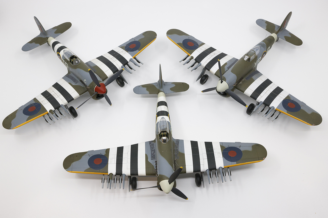 three 2TAF Hawker Typhoons June-July 1944 (Hasegawa 1/48) - Ready for ...